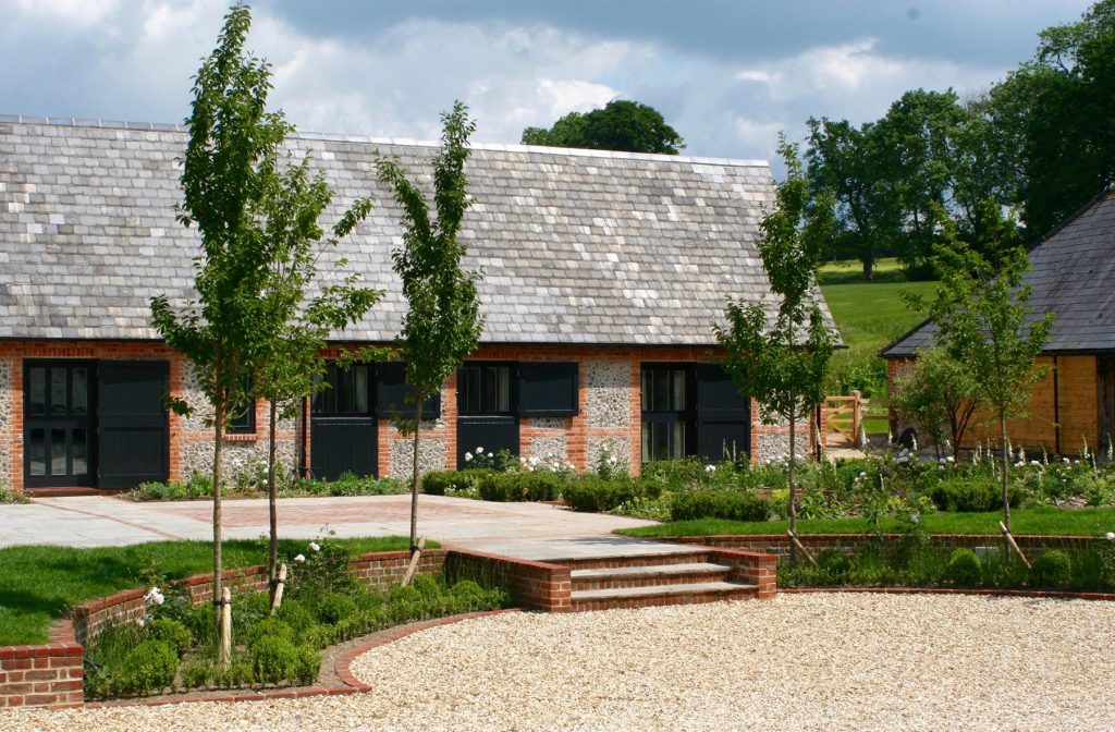 Farm Courtyard - Sally Harley-Martin